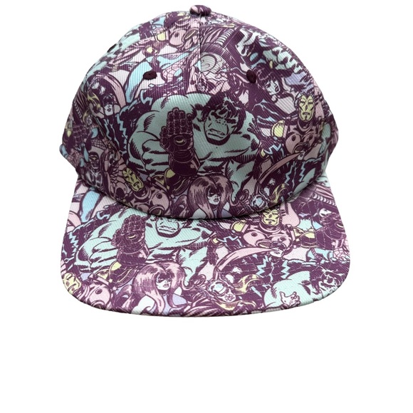 Marvel | Accessories | Marvel Baseball Cap Hat Mens 6 Panel Print Hulk ...
